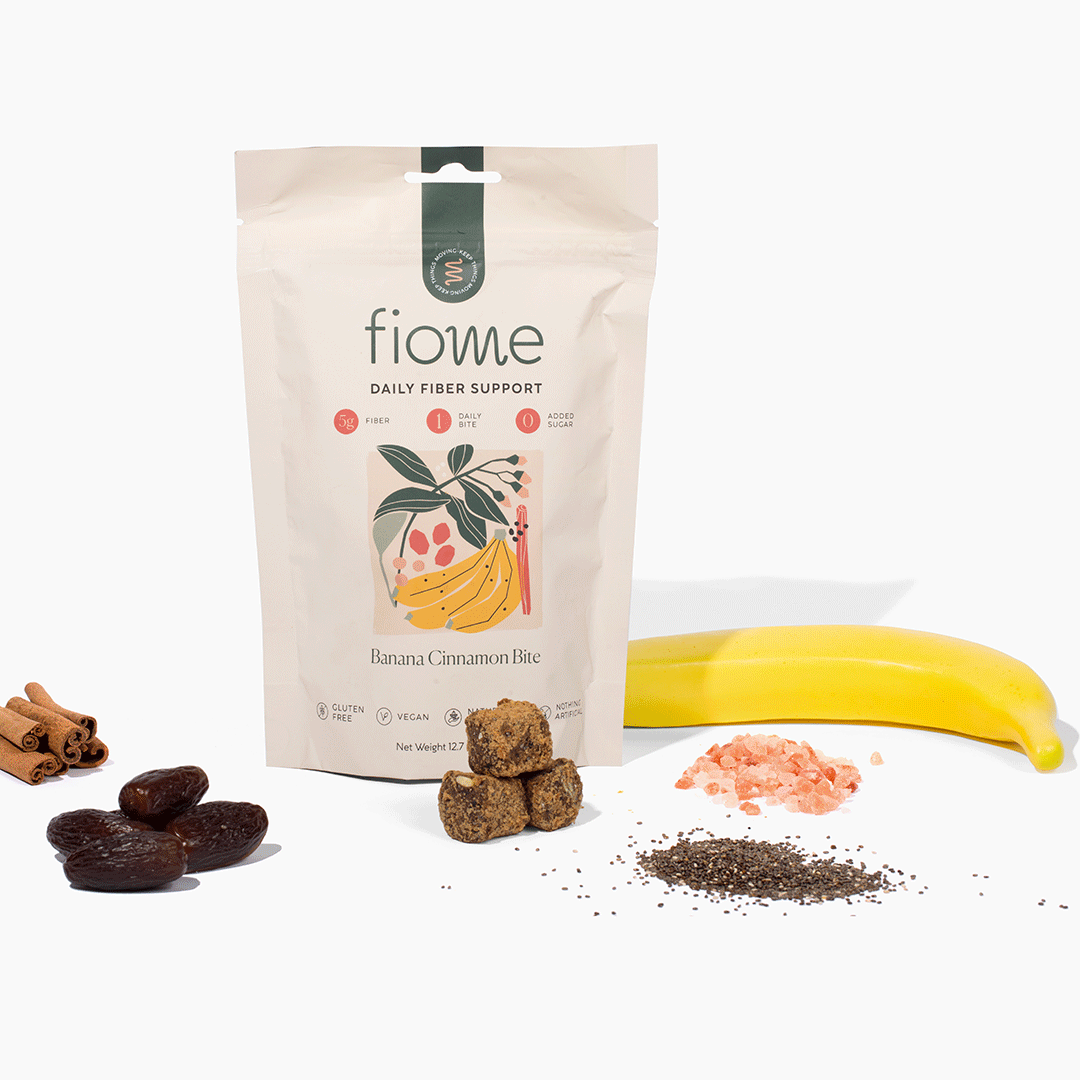Fiome Fiber Bites - Best Natural Daily Fiber Supplement for Gut Health
